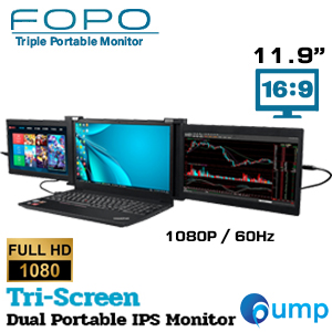 ขาย Fopo Dual Portable IPS Tri-Screen - Triple Screen Monitor 11.6 ราคา ...
