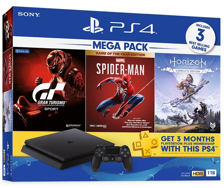 ขาย Playstation 4 SLIM Console 1TB Mega Pack Bundle 3 (TH) ราคา 12,990. ...