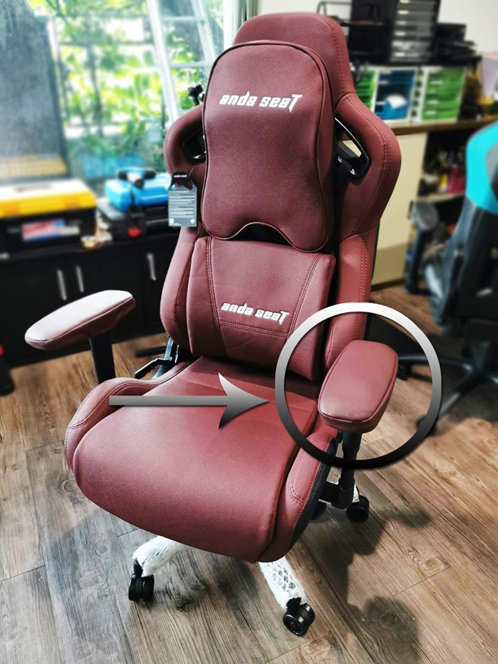 ขาย G-Ergonomic Arm Rest For Gaming Chair - Red ราคา 300.00 บาท