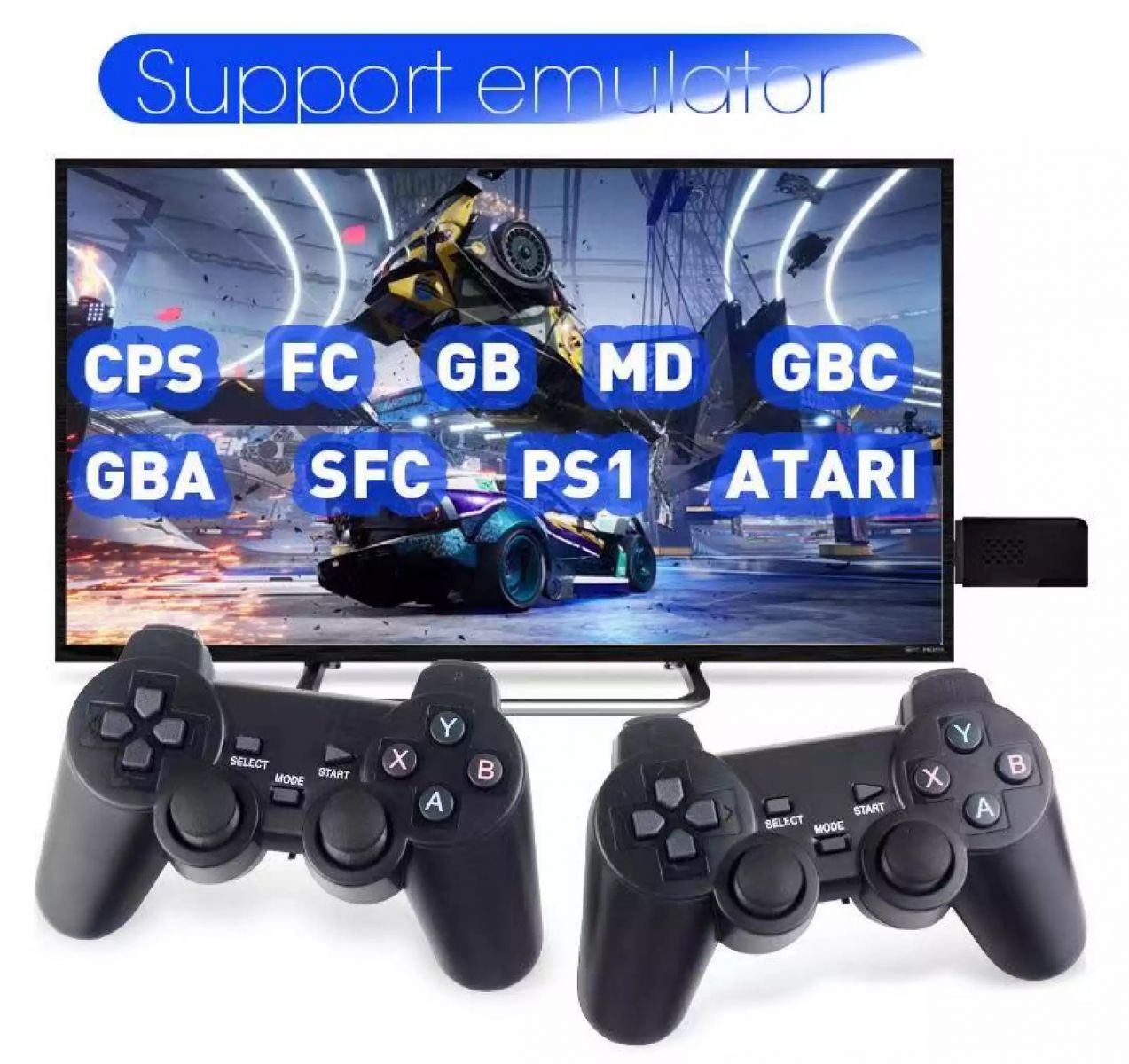 ขาย Game Stick Lite 4K Ultra HD 3000 in 1 Wireless 2.4 Joy Stick ราคา ...