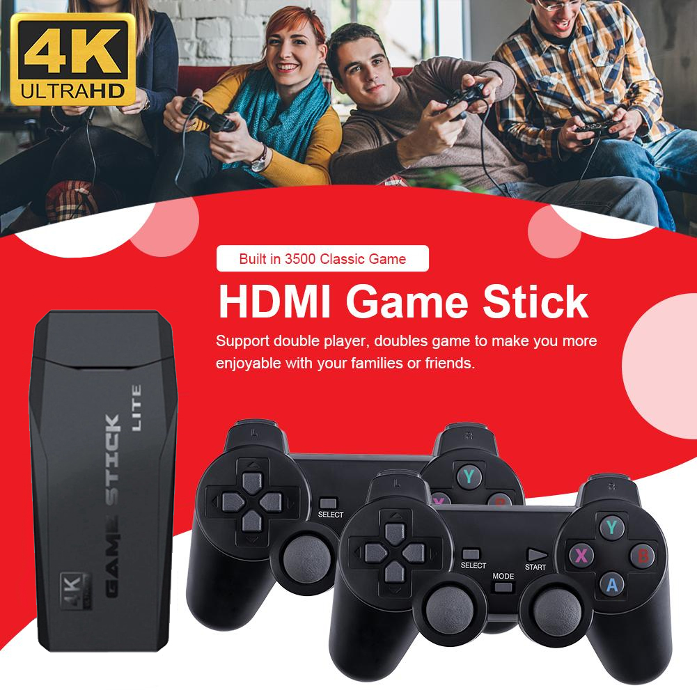 ขาย Game Stick Lite 4K Ultra HD 3000 in 1 Wireless 2.4 Joy Stick ราคา ...