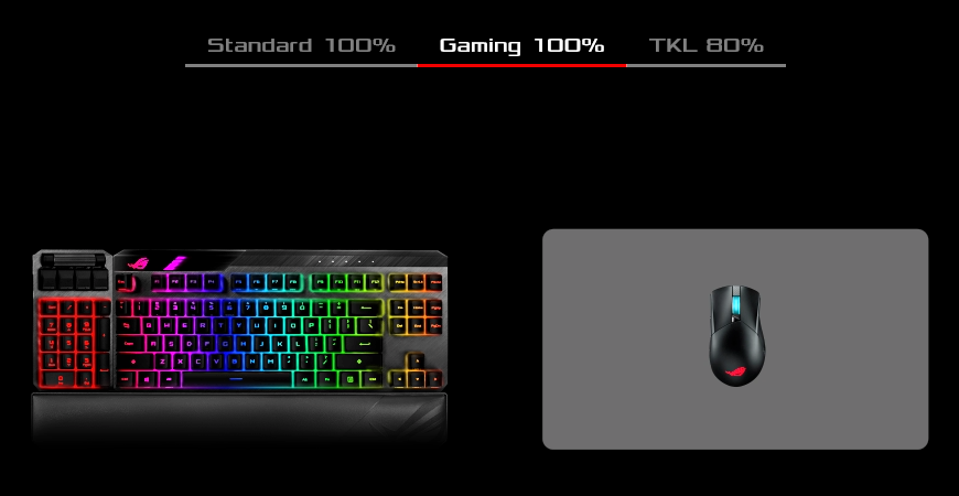 ขาย ASUS ROG CLAYMORE II Mechanical Gaming Keyboard / RED SWITCH / TH ...