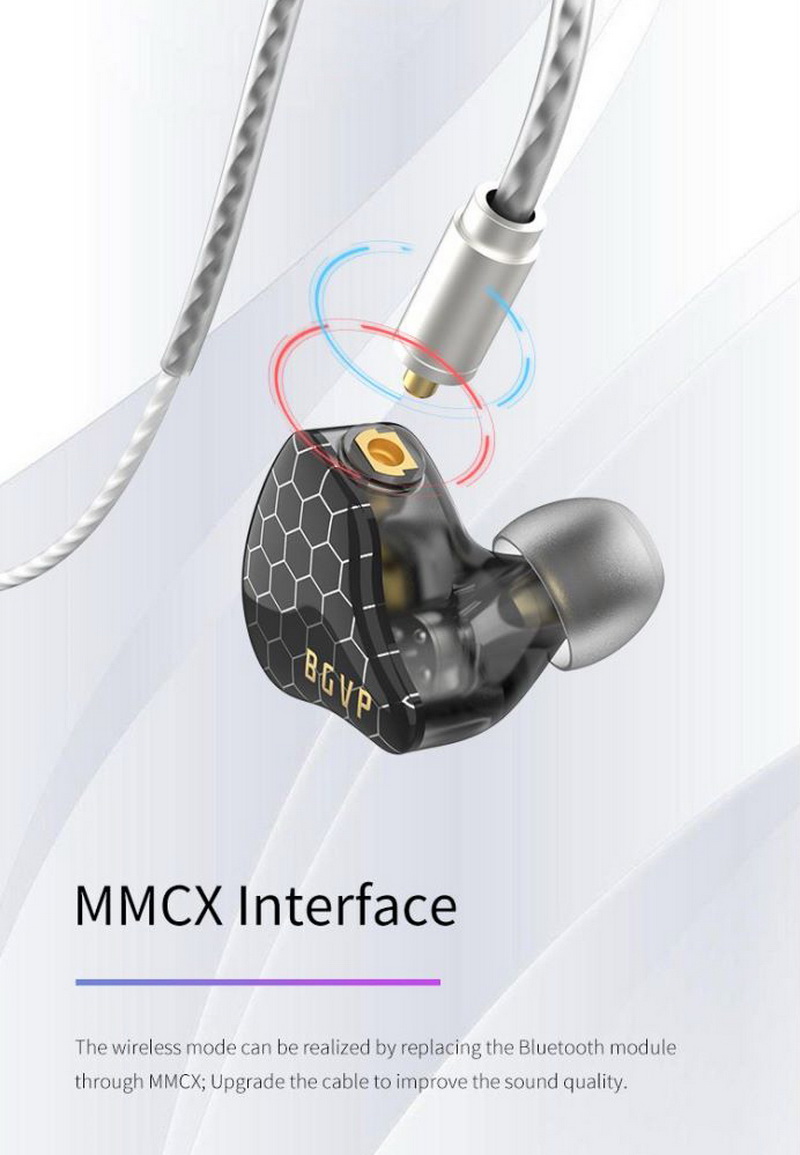 ขาย BGVP Scale - In-Ear Monitors - 3.5mm With MIC - White ราคา 790.00 บาท