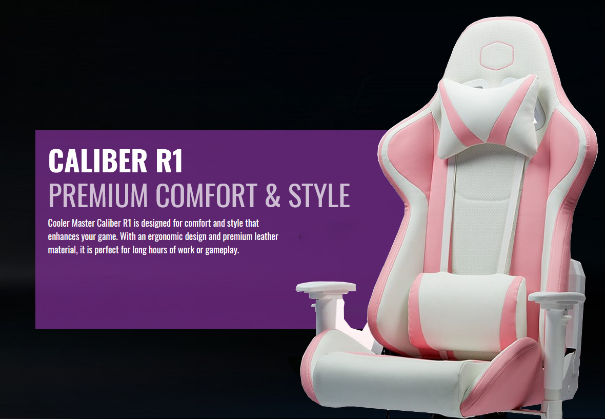 ขาย Cooler Master Caliber R1s Gaming Chair - Rose ราคา 6,990.00 บาท