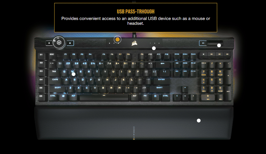 ขาย Corsair K100 RGB Mechanical Gaming Keyboard - OPX Switch (Midnight ...