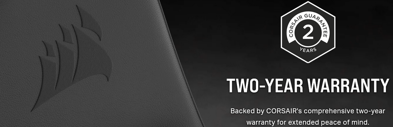 ขาย CORSAIR TC100 Relaxed Gaming Chairs - Leatherette - Black/Black ...