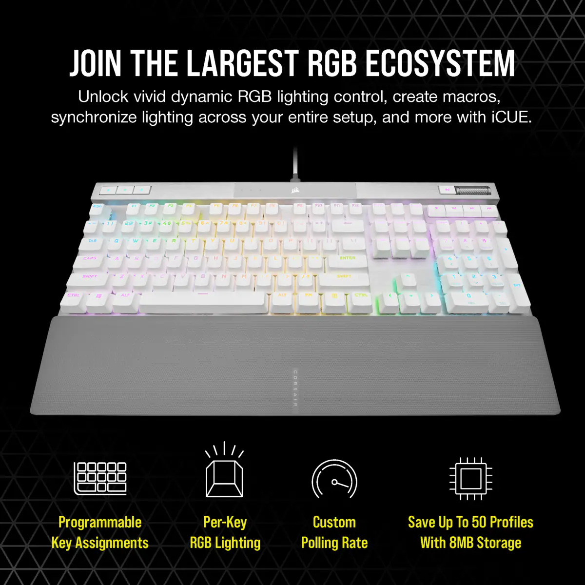 ขาย Corsair K70 Pro RGB Optical-Mechanical Gaming Keyboard with ...