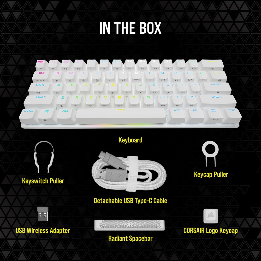 ขาย Corsair K70 Pro Mini Wireless RGB 60% Gaming Keyboard - MX Speed ...
