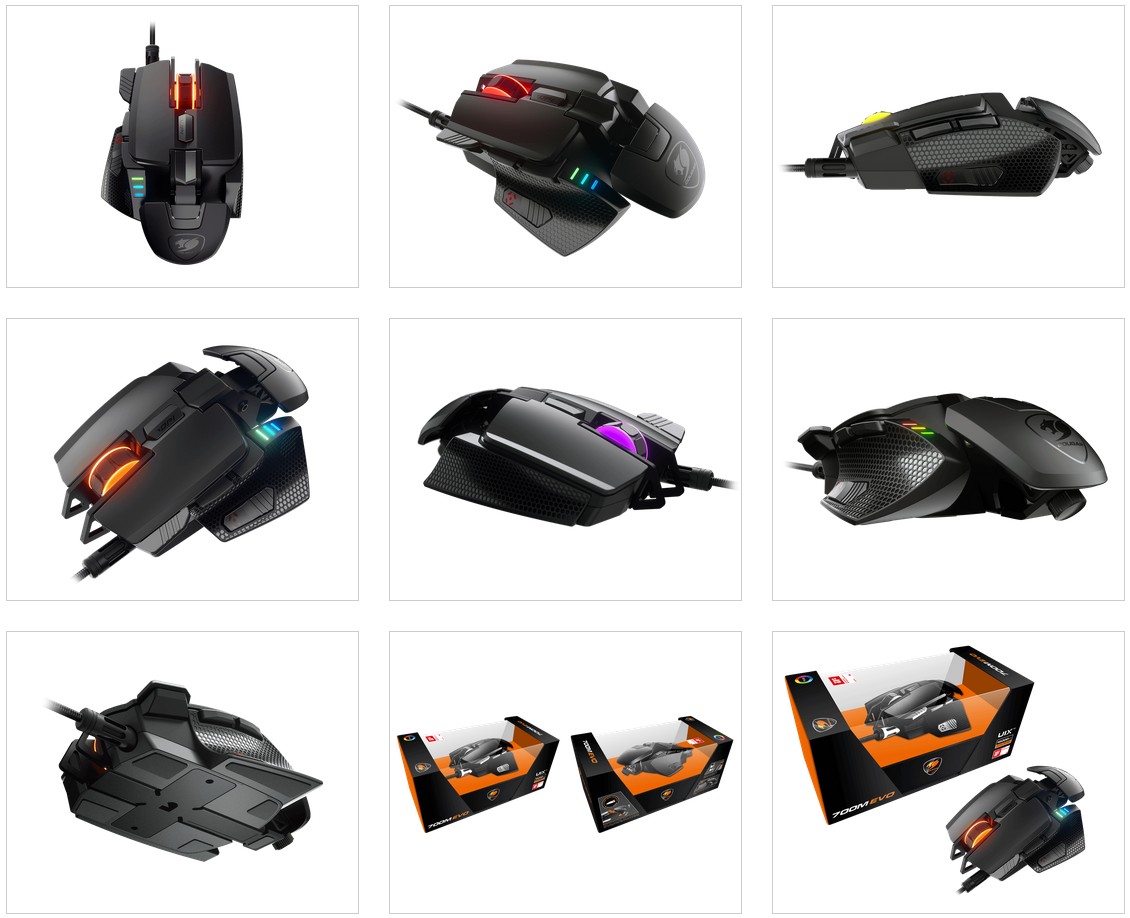 ขาย Cougar 700M EVO 16000 DPI Optical Gaming Mouse ราคา 2,990.00 บาท