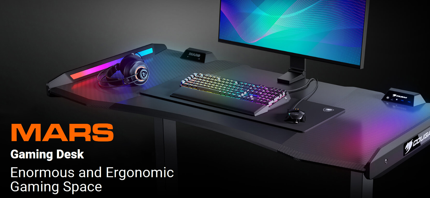 ขาย Cougar MARS Enormous and Ergonomic Gaming Desk - Size 1.5m ราคา ...