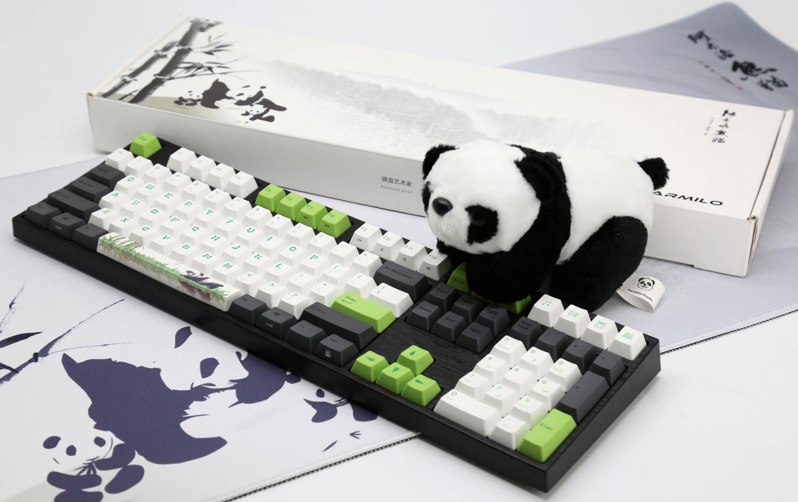 ขาย Ducky MIYA Pro Panda White LED Dye Sub PBT Mechanical Keyboard ...