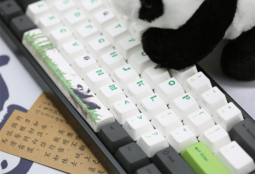ขาย Ducky MIYA Pro Panda White LED Dye Sub PBT Mechanical Keyboard ...