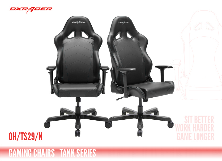 ขาย DXRacer Tank Series Gaming Chair (T29/N - Black) ราคา 15,990.00 บาท