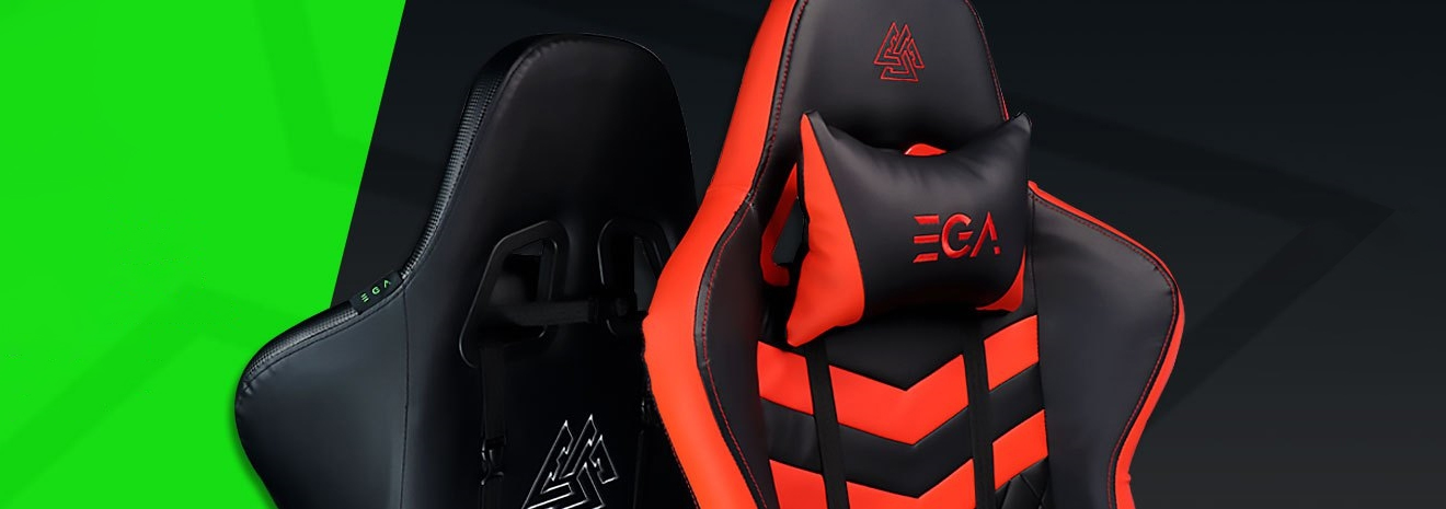 ขาย EGA Type G2 Gaming Chair - Black/Red ราคา 3,590.00 บาท