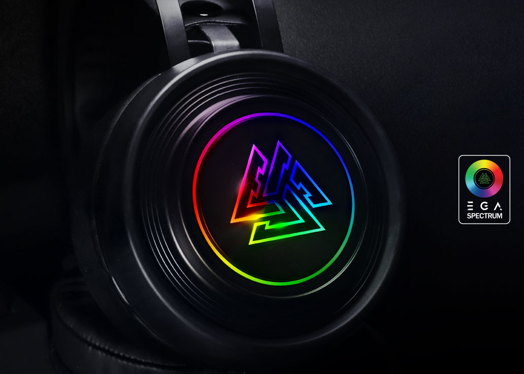 ขาย EGA Type H3 Spectrum RGB 7.1 Surround Gaming Headset - Green ราคา ...