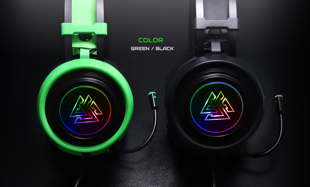 ขาย EGA Type H3 Spectrum RGB 7.1 Surround Gaming Headset - Green ราคา ...