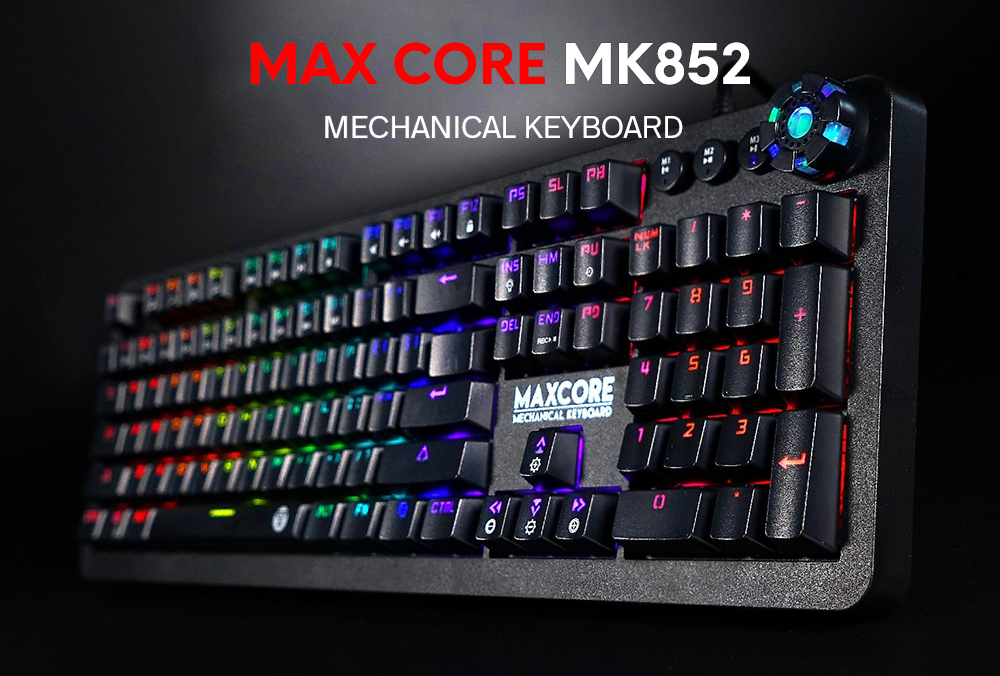 ขาย Fantech MK852 Max Core Mechanical KeyBoard (Outemu Blue Sw) TH ราคา ...