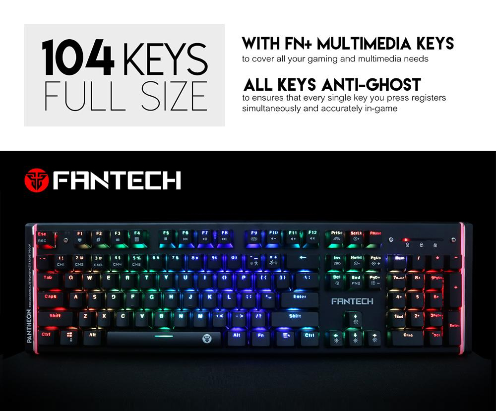 ขาย Fantech MK883 PANTHEON RGB Mechanical Gaming Keyboard ราคา 1,990.00 บาท