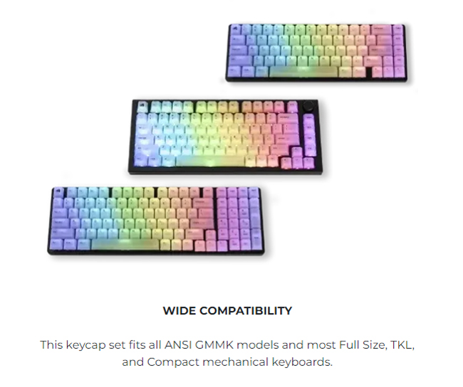 ขาย Glorious Polychroma RGB Keycaps ราคา 1,990.00 บาท