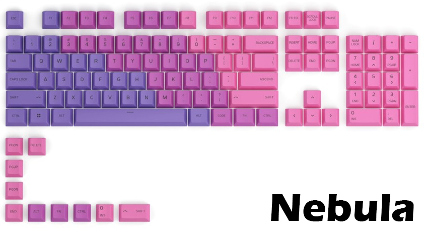 ขาย Glorious GPBT Keycaps (Nebula) ราคา 2,290.00 บาท