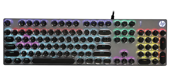 ขาย HP GK400Y Mechanical Keyboard 104 Keys (Blue Sw) ราคา 1,680.00 บาท