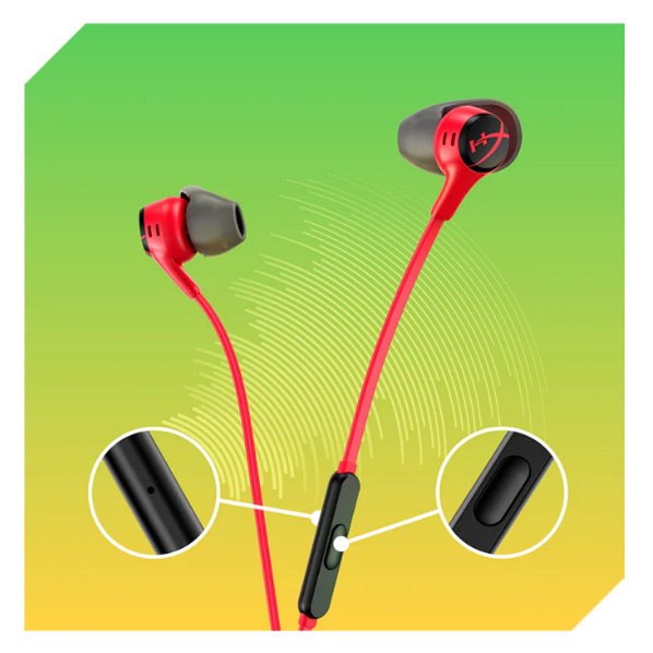 ขาย HyperX Cloud Earbuds II Gaming Earbuds with Mic - Red ราคา 1,490.00 บาท