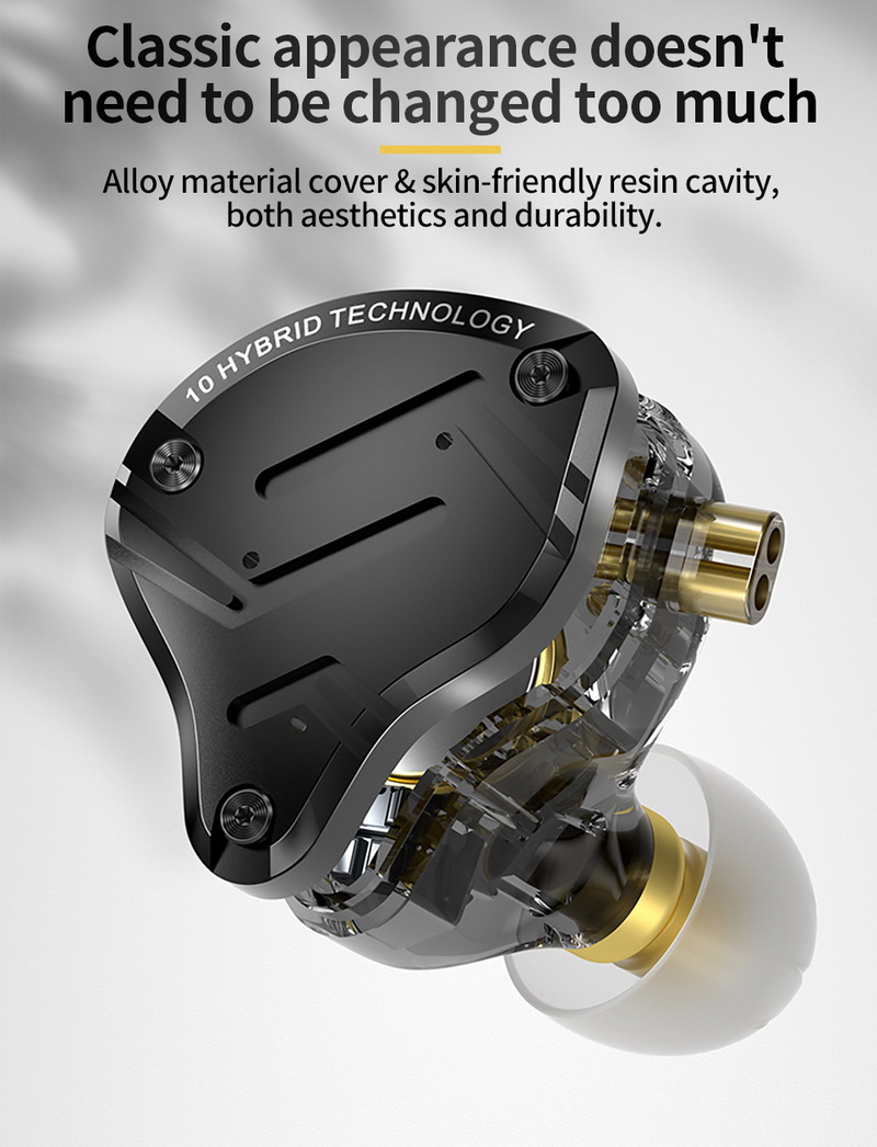 ขาย KZ ZS10 Pro X - In-Ear Monitors - 3.5mm - Black ราคา 1,690.00 บาท