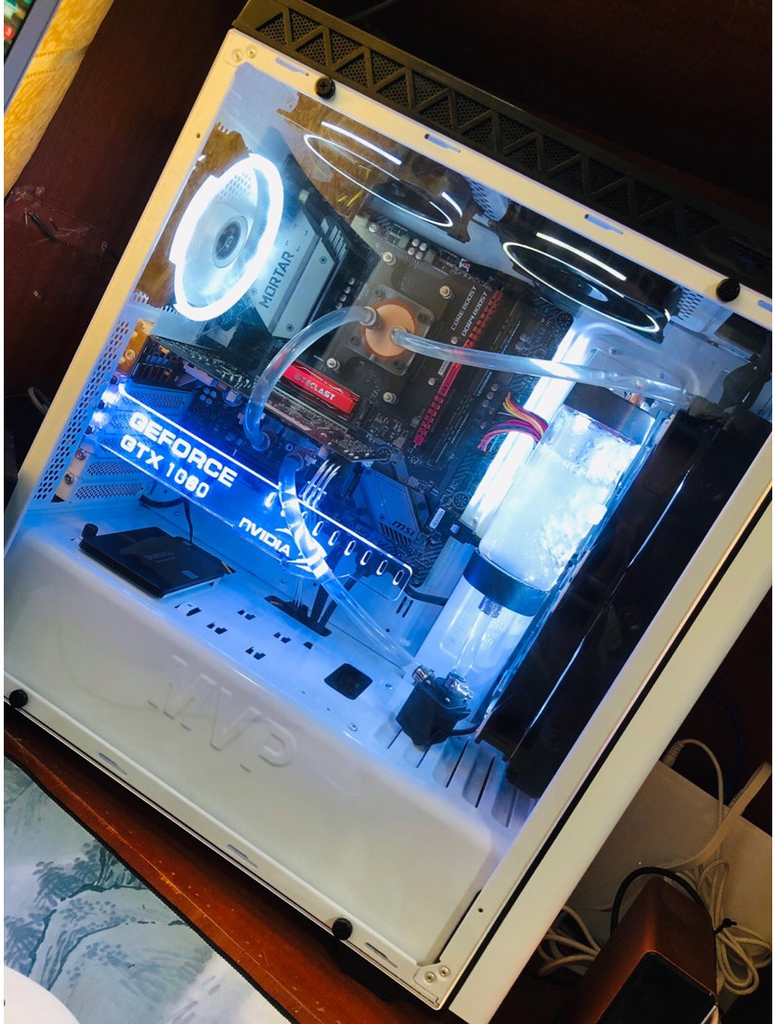 ขาย CPU & GPU Computer Water Cooling Kit Heat Sink 240 mm. LV2 Red ...