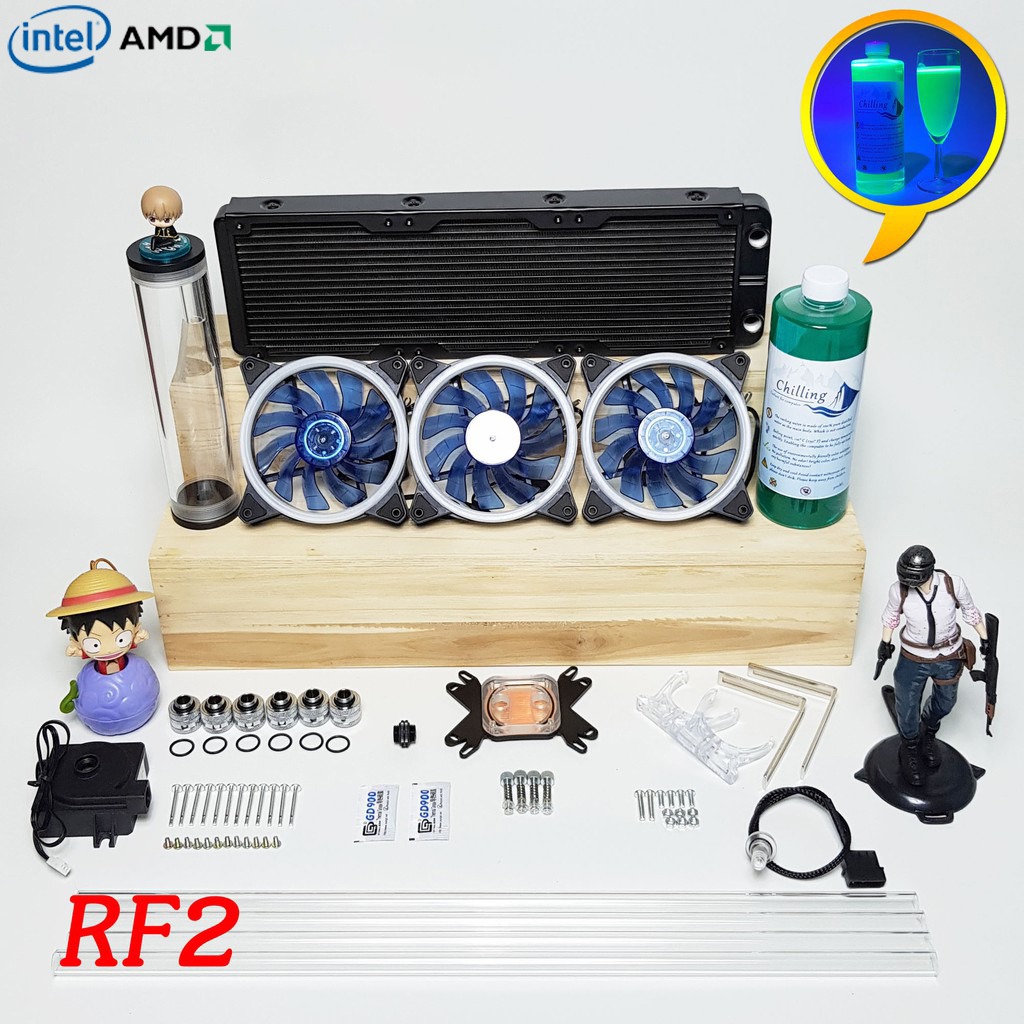 ขาย CPU Computer Water Cooling Kit Heat Sink 360 mm. ชนิดท่อแข็ง/น้ำ ...
