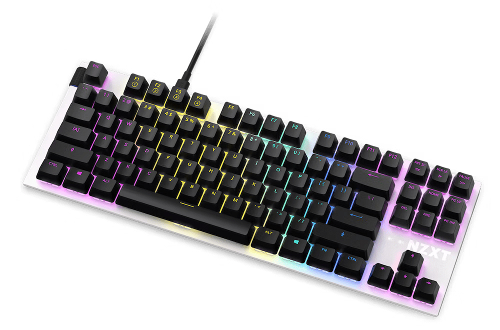 ขาย NZXT Function Mechanical Keyboard - TKL / US / White ราคา 4,150.00 บาท