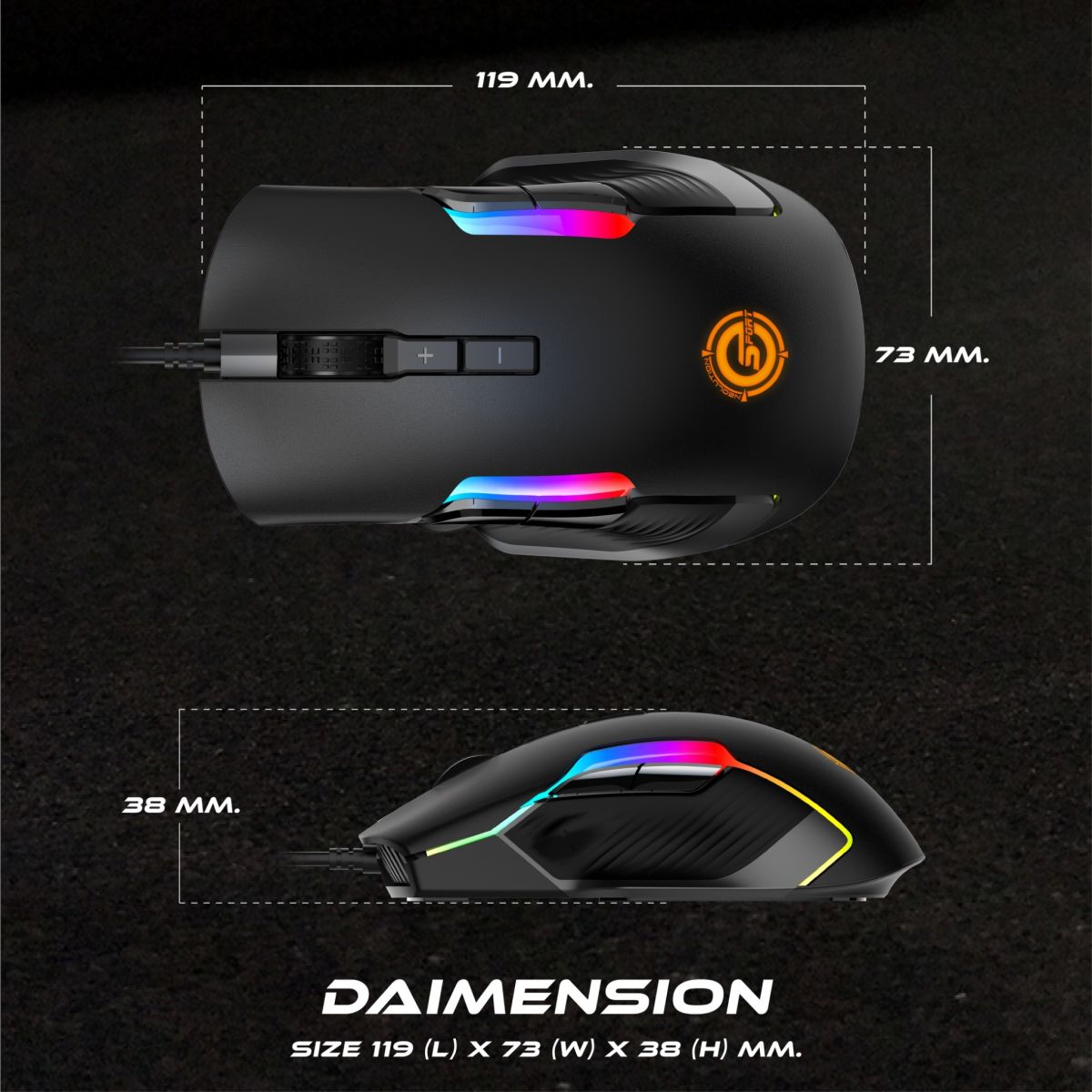 ขาย Neolution E-Sport Chaos Gaming Mouse ราคา 790.00 บาท
