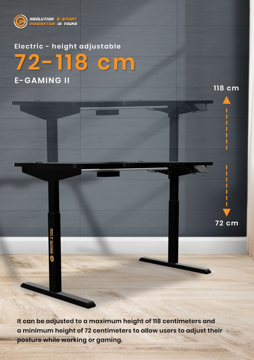 ขาย Neolution E-sport E-Gaming PLUS II Ajustable Gaming Desk ราคา 4,790 ...