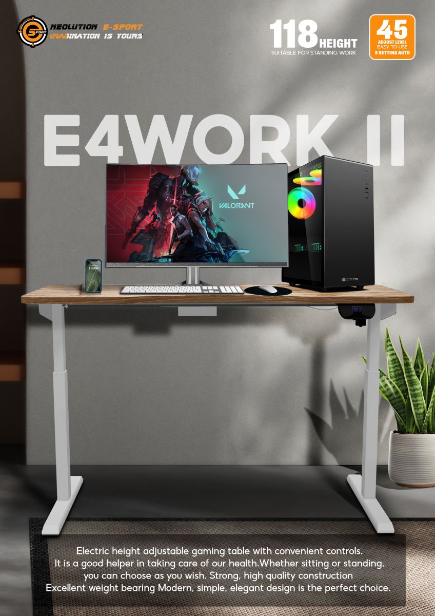 ขาย Neolution E-sport E-4Work PLUS II Ajustable Gaming Desk ราคา 4,790. ...