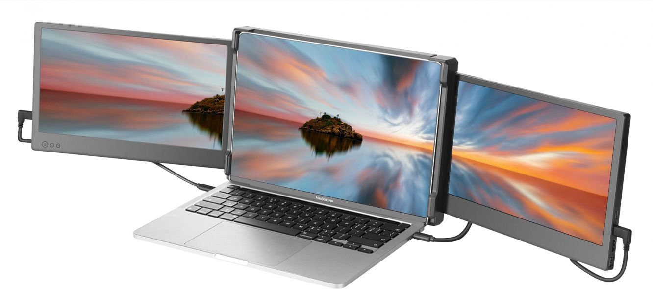 ขาย OFIYAA Tri-Screen - Triple Screen 11.6 Inch Laptop Monitor ราคา ...