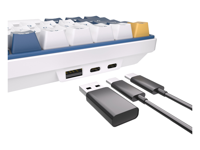 ขาย Royal Kludge RK61 Plus Wireless Mechanical Gaming Keyboard - White ...