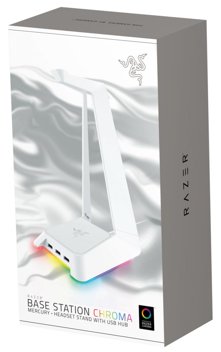 ขาย Razer Base Station Chroma Mercury White Headset Stand ราคา 2,990.00 บาท