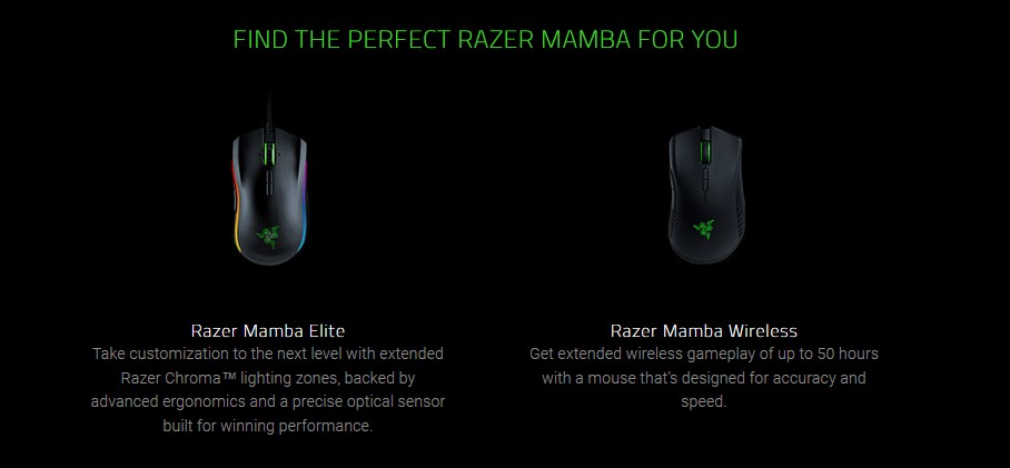 ขาย Razer Mamba Wireless 2018 Edition Gaming Mouse ราคา 2,490.00 บาท