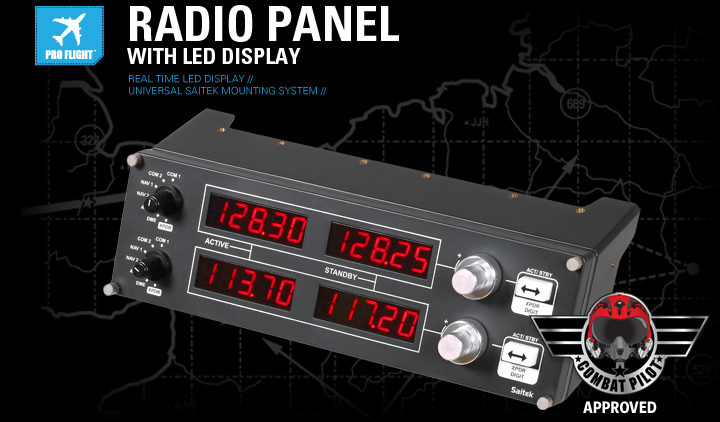 ขาย Saitek Pro Flight Radio Panel : PZ69 ราคา 7,800.00 บาท