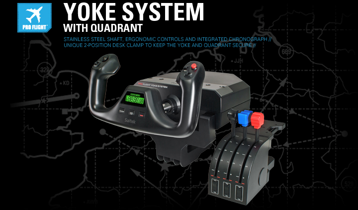 ขาย Saitek Pro Flight Yoke System ราคา 11,000.00 บาท