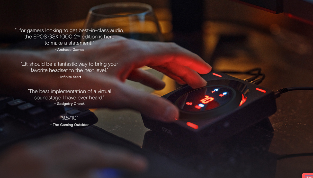 ขาย EPOS GSX 1000 2nd edition External Sound Card with EPOS 7.1 ...