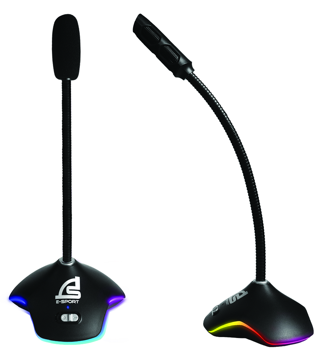 ขาย Signo E-Sport MP-702 ANTICA RGB Desktop Microphone ราคา 490.00 บาท