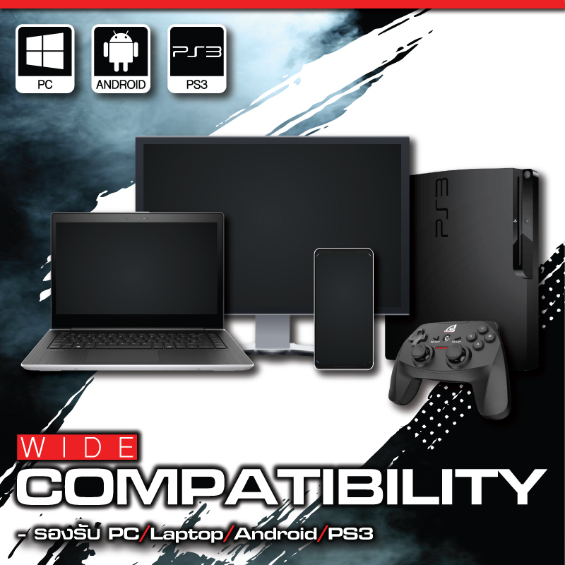 ขาย Signo E-Sport GP-650 Mazzaro Gaming Controller ราคา 420.00 บาท