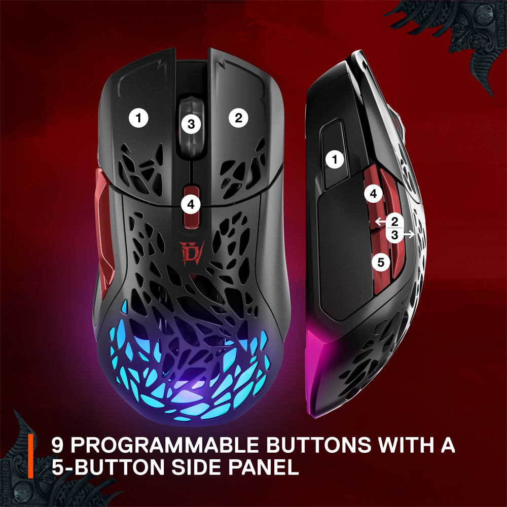 ขาย Steelseries Aerox 5 Wireless Gaming Mouse - DIABLO IV EDITION ราคา ...