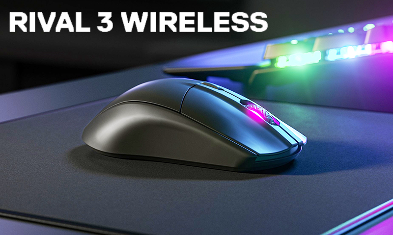 ขาย SteelSeries Rival 3 Wireless Gaming Mouse ราคา 2,290.00 บาท