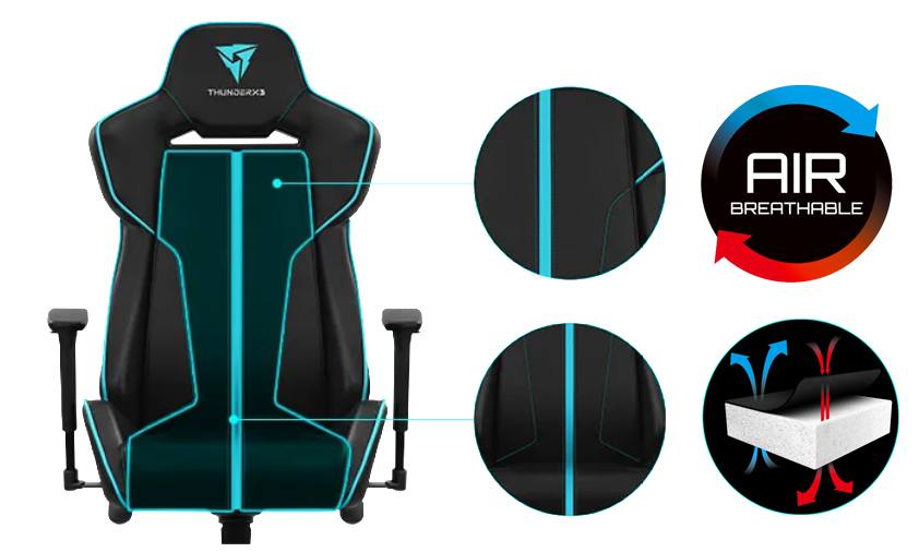 ขาย ThunderX3 BC7 Gaming Chair - Black ราคา 8,590.00 บาท