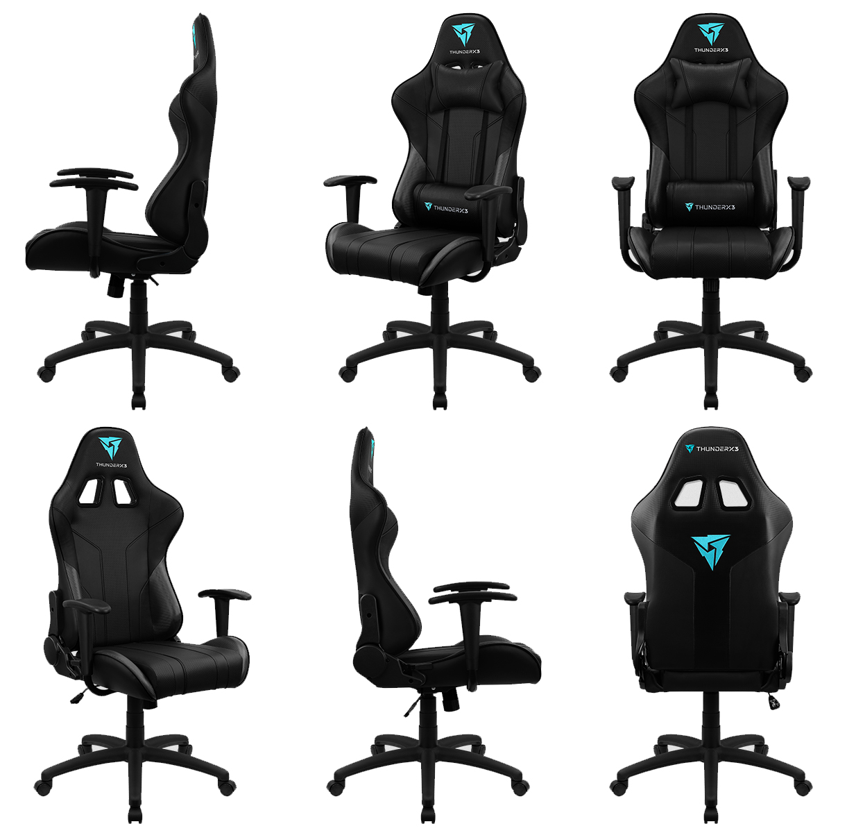 ขาย ThunderX3 EC3 Gaming Chair - Black ราคา 5,290.00 บาท