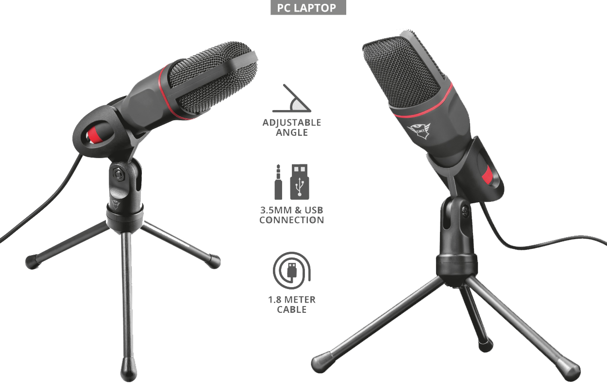 ขาย Trust GXT 212 Mico USB Microphone ราคา 790.00 บาท