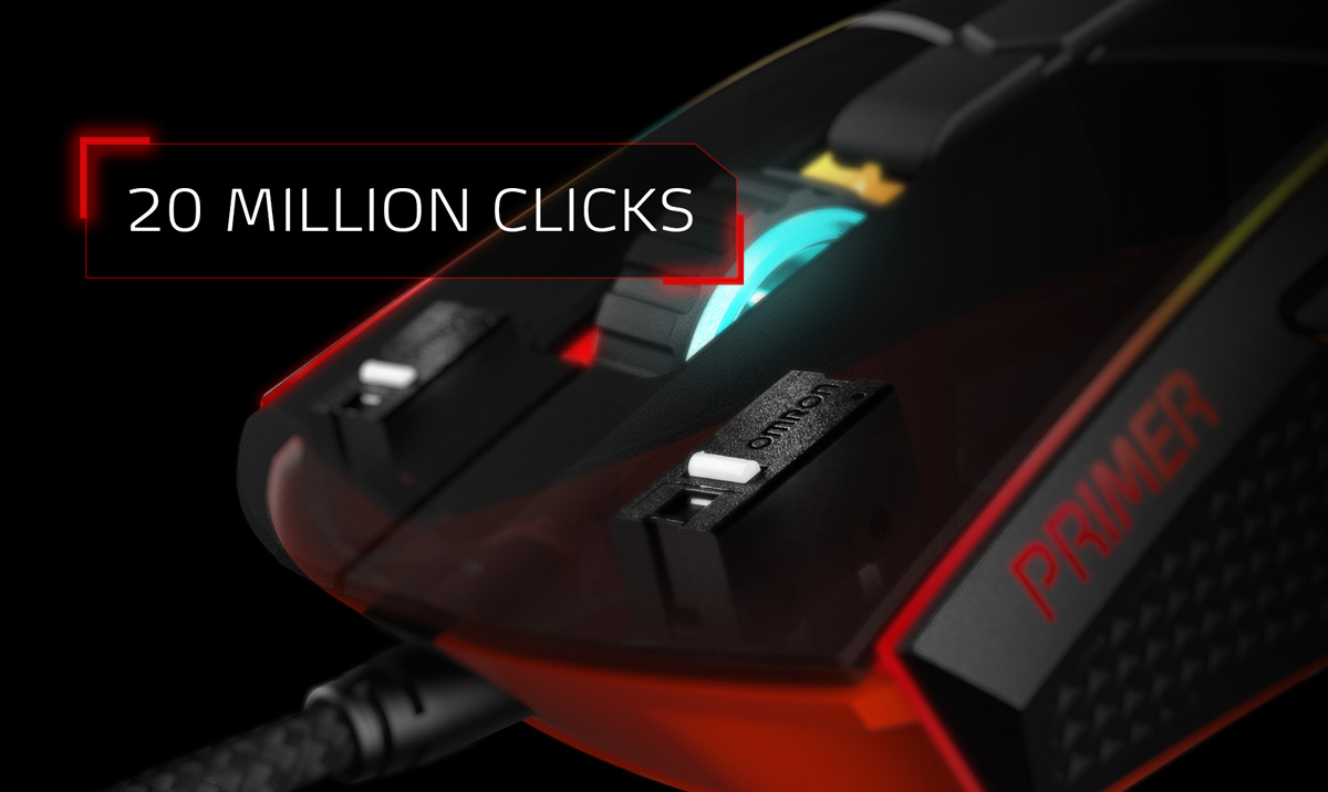 ขาย XPG PRIMER RGB Gaming Mouse ราคา 1,490.00 บาท