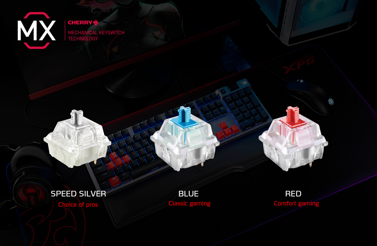 ขาย XPG SUMMONER Mechanical Gaming Keyboard (Cherry MX Silver Speed ...