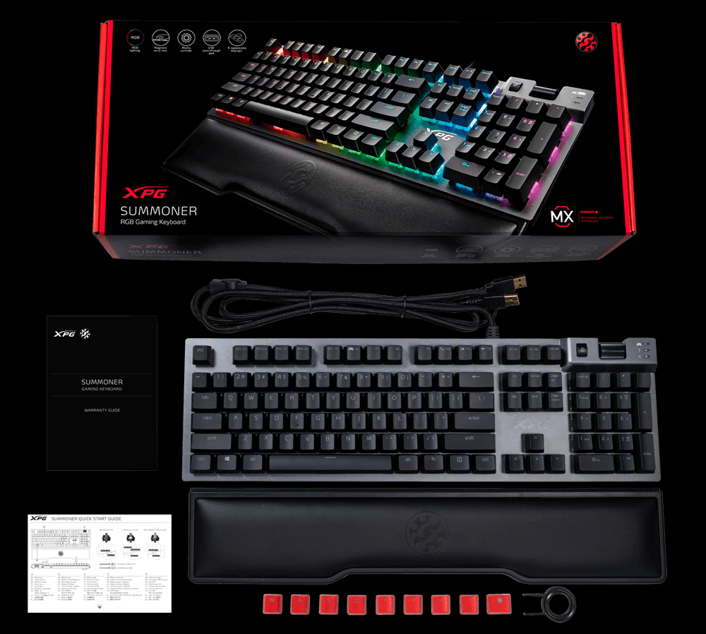ขาย XPG SUMMONER Mechanical Gaming Keyboard (Cherry MX Silver Speed ...